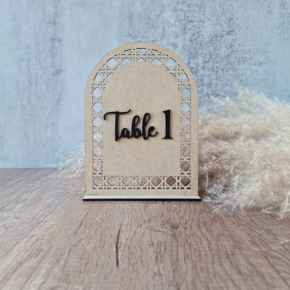 Boho Inspired Table Numbers – Simply Wedding Favours