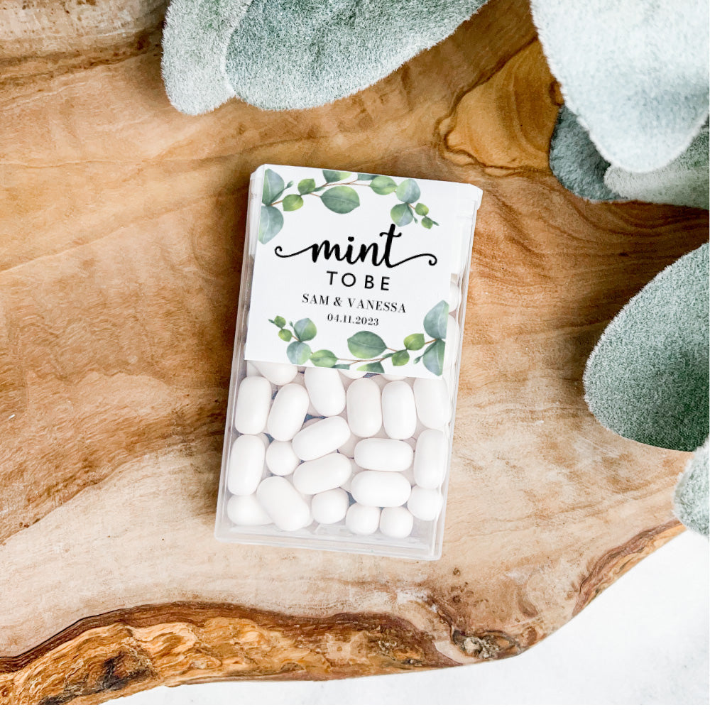 Mint to be Personalised Tic Tacs or Tic Tac Stickers | Simply Favours ...