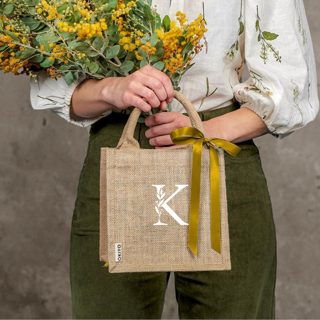 Personalised Mini Jute Bags - Wedding Rustic | Simply Favours – Simply ...