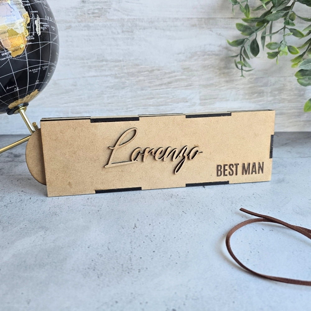 Personalised Bar Blade Gift Box - Custom Name & Role – Simply Wedding ...