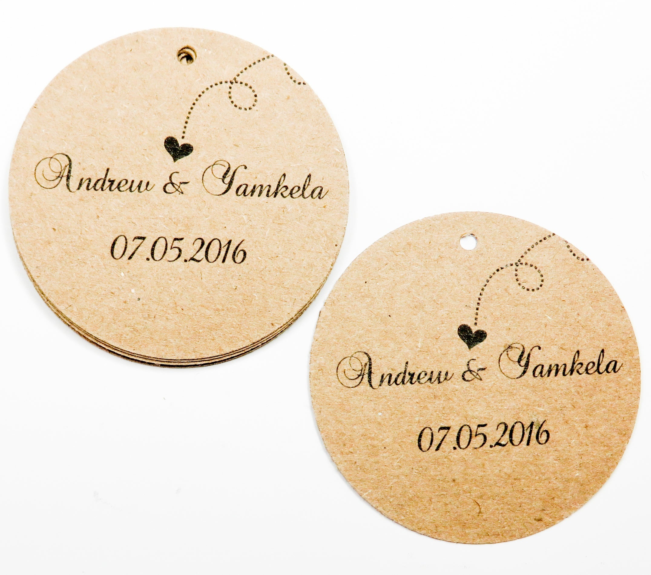 Thank You Tags - Simple Rustic – Simply Wedding Favours